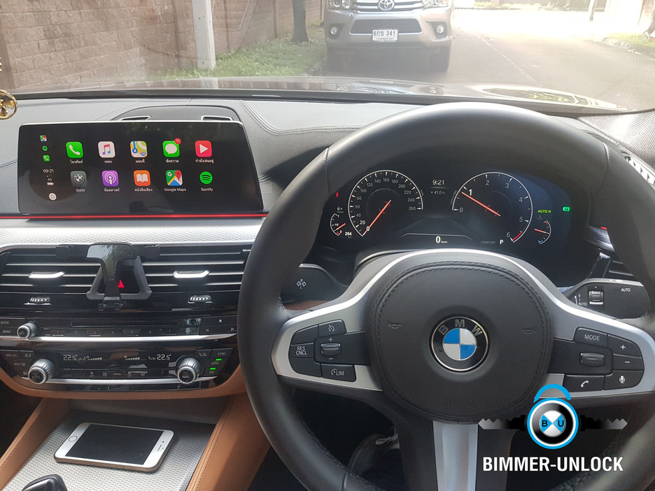 BMW G30 520D M sport Coding Apple CarPlay Full Screen